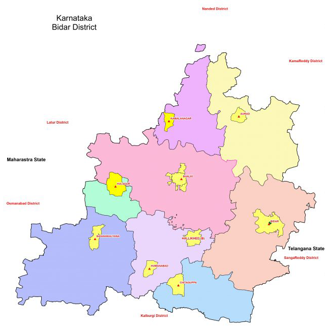 Karnataka State - BIDAR DISTRICT